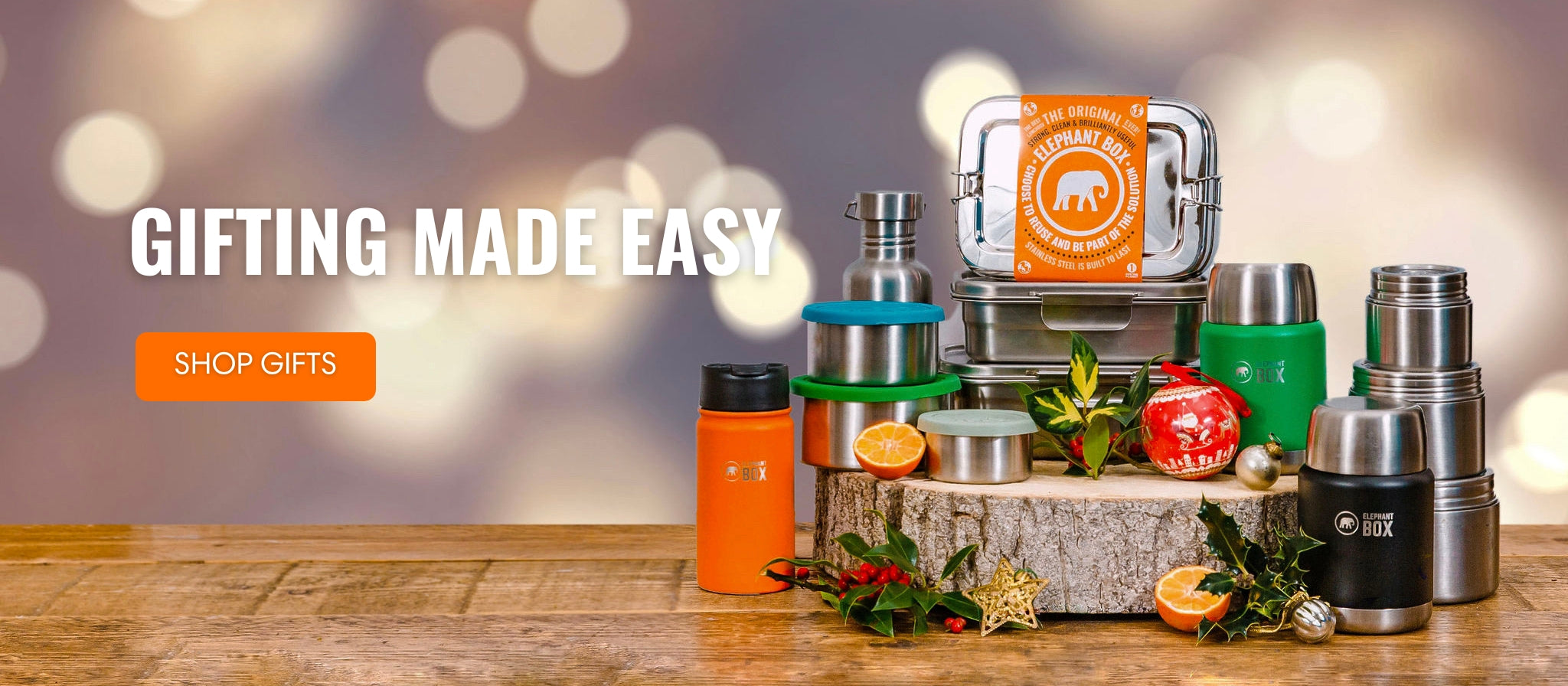 Elephant Box Stainless Steel Lunch Boxes & Drinkware