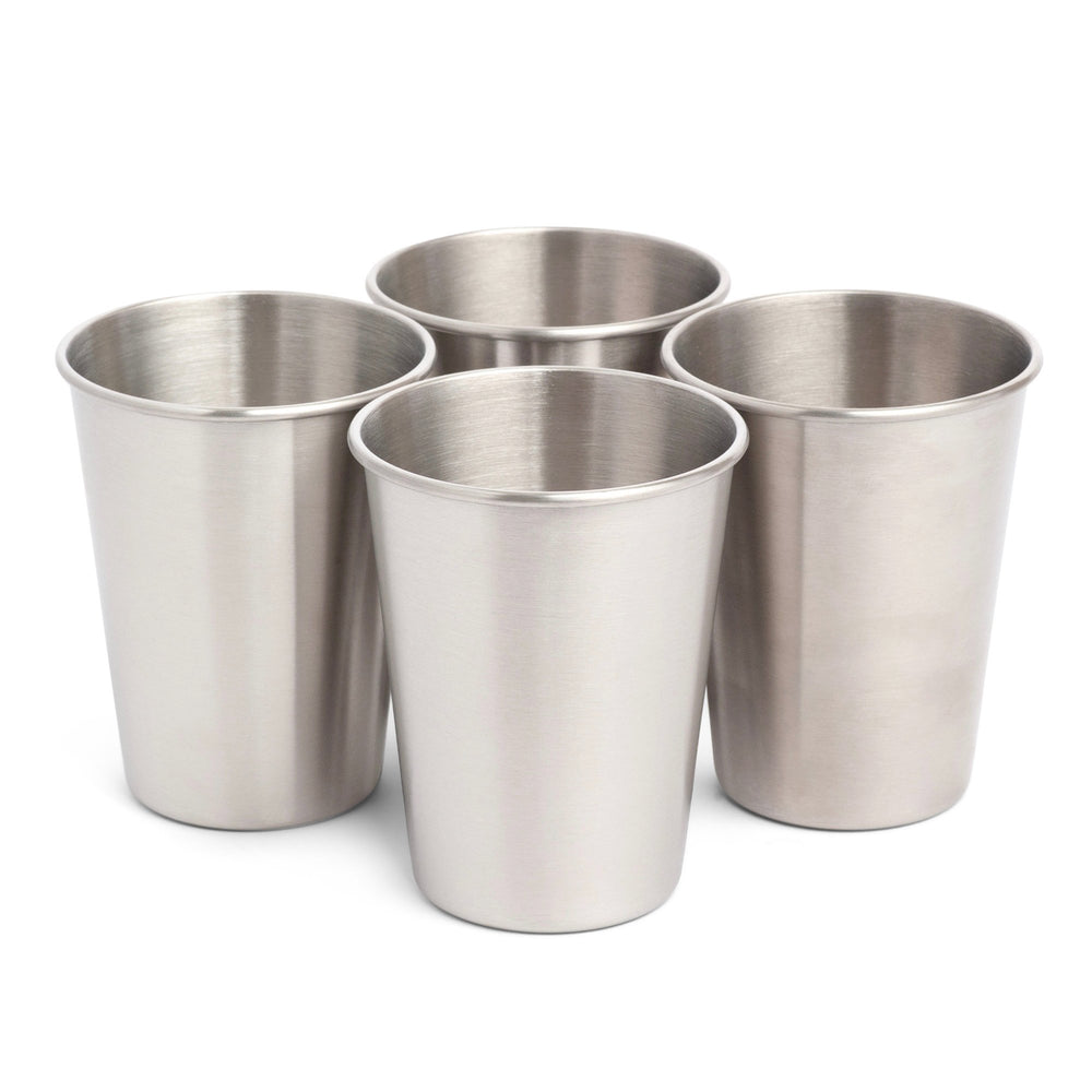 350ml Stainless Steel Cups (4 pack) | Elephant Box