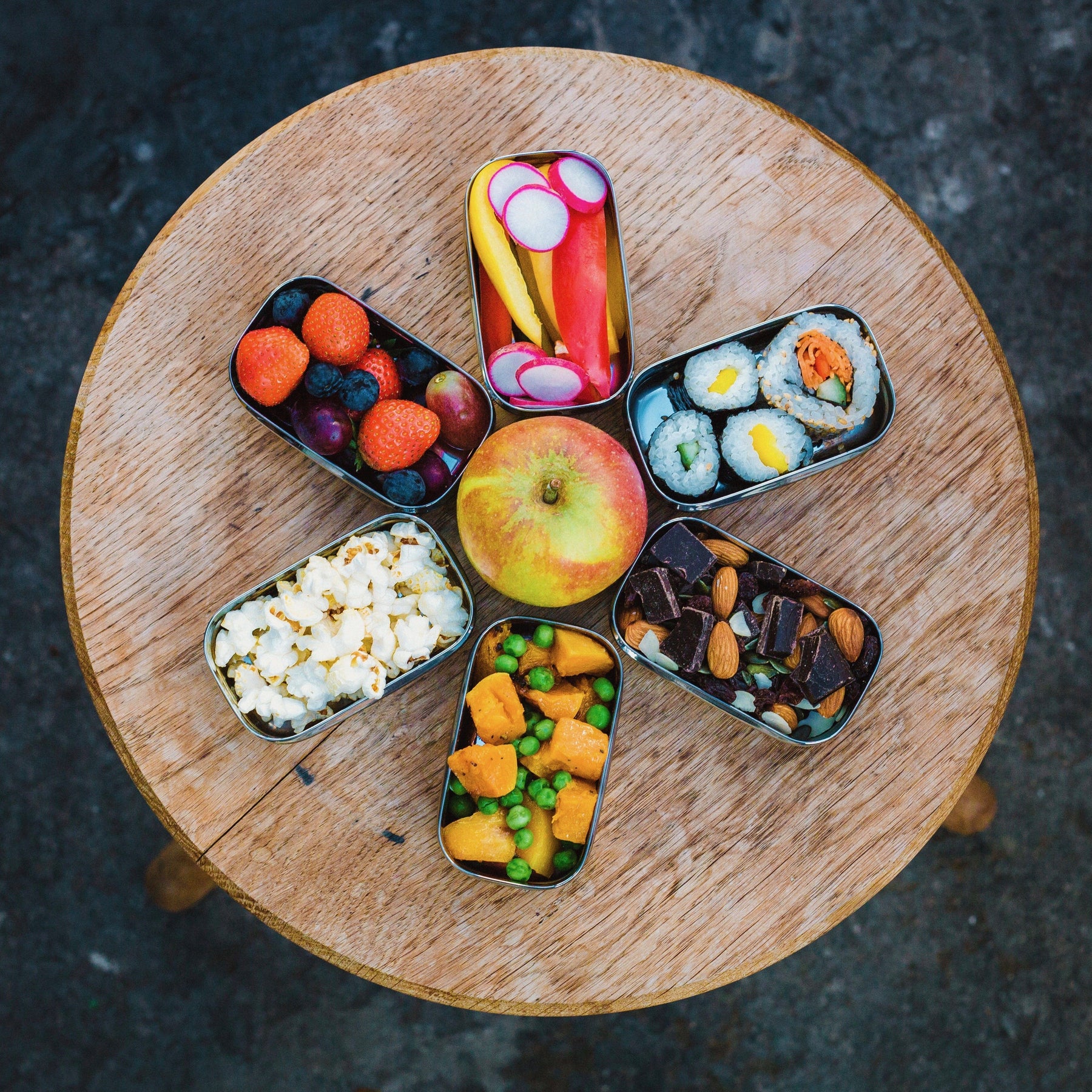 Stainless Steel Mini Snack Pods - Snack Container Set | Elephant Box