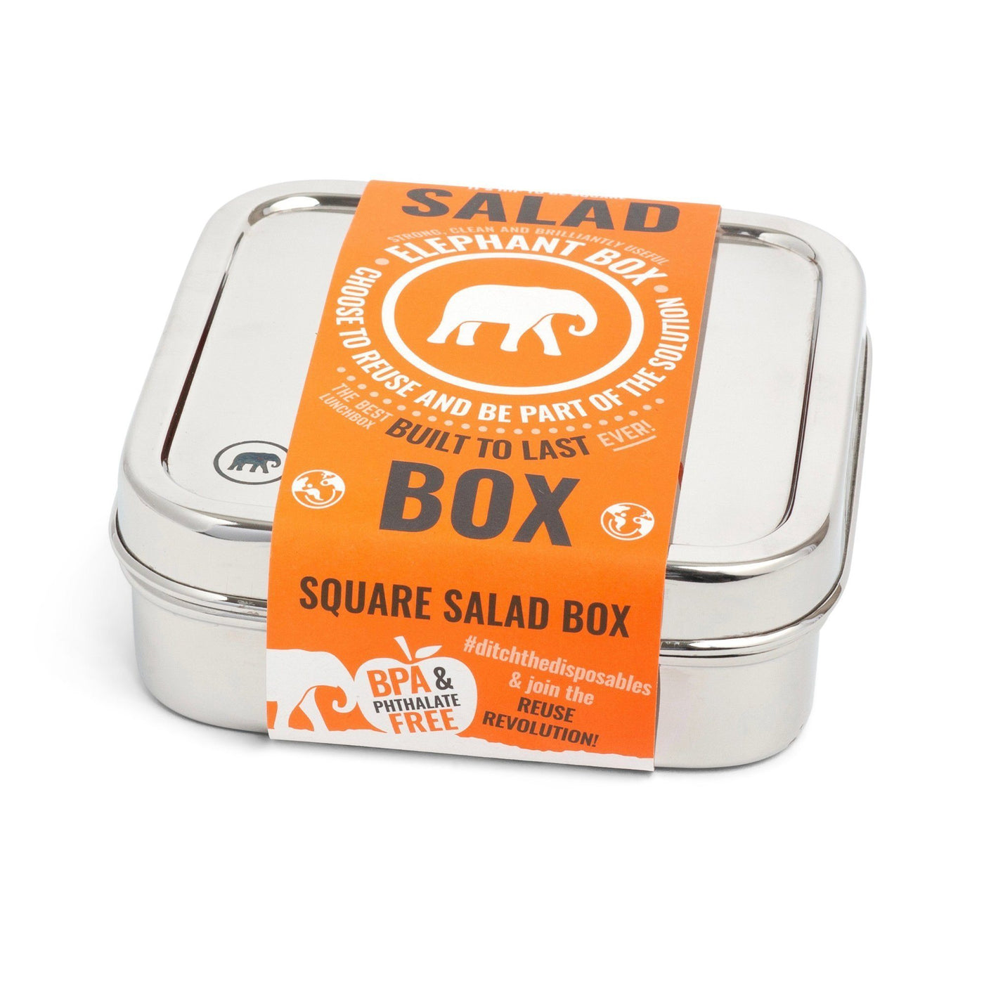 Stainless Steel Salad / Sandwich Box (600ml) | Elephant Box